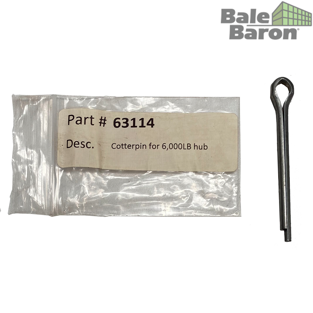 63114 - Pin - Cotter – Speedy Grease (Bale Baron UK Ltd)